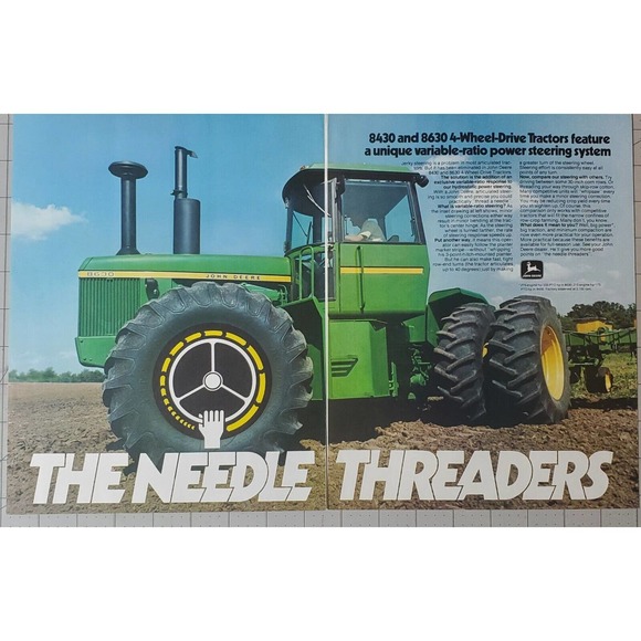 John Deere | Accents | Vintage John Deere 4 Wheel Drive Tractor ...